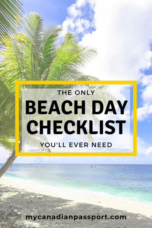 The Only Beach Day Packing Checklist You’ll Ever Need - My Canadian ...